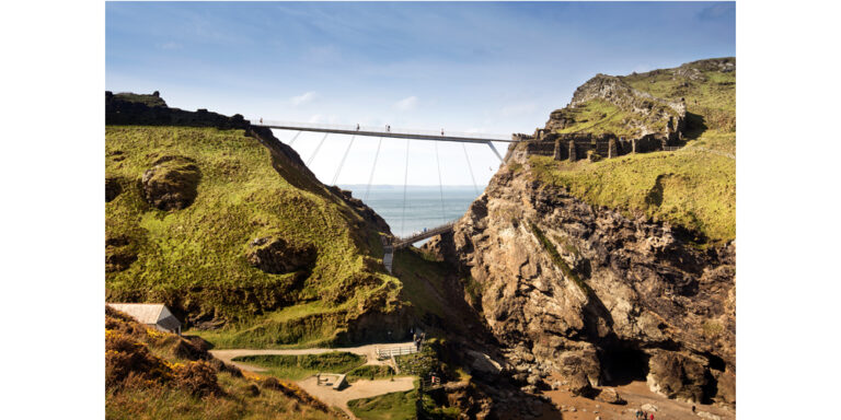 Tintagel Castle Bridge Design Competition, the office is shortlisted ...
